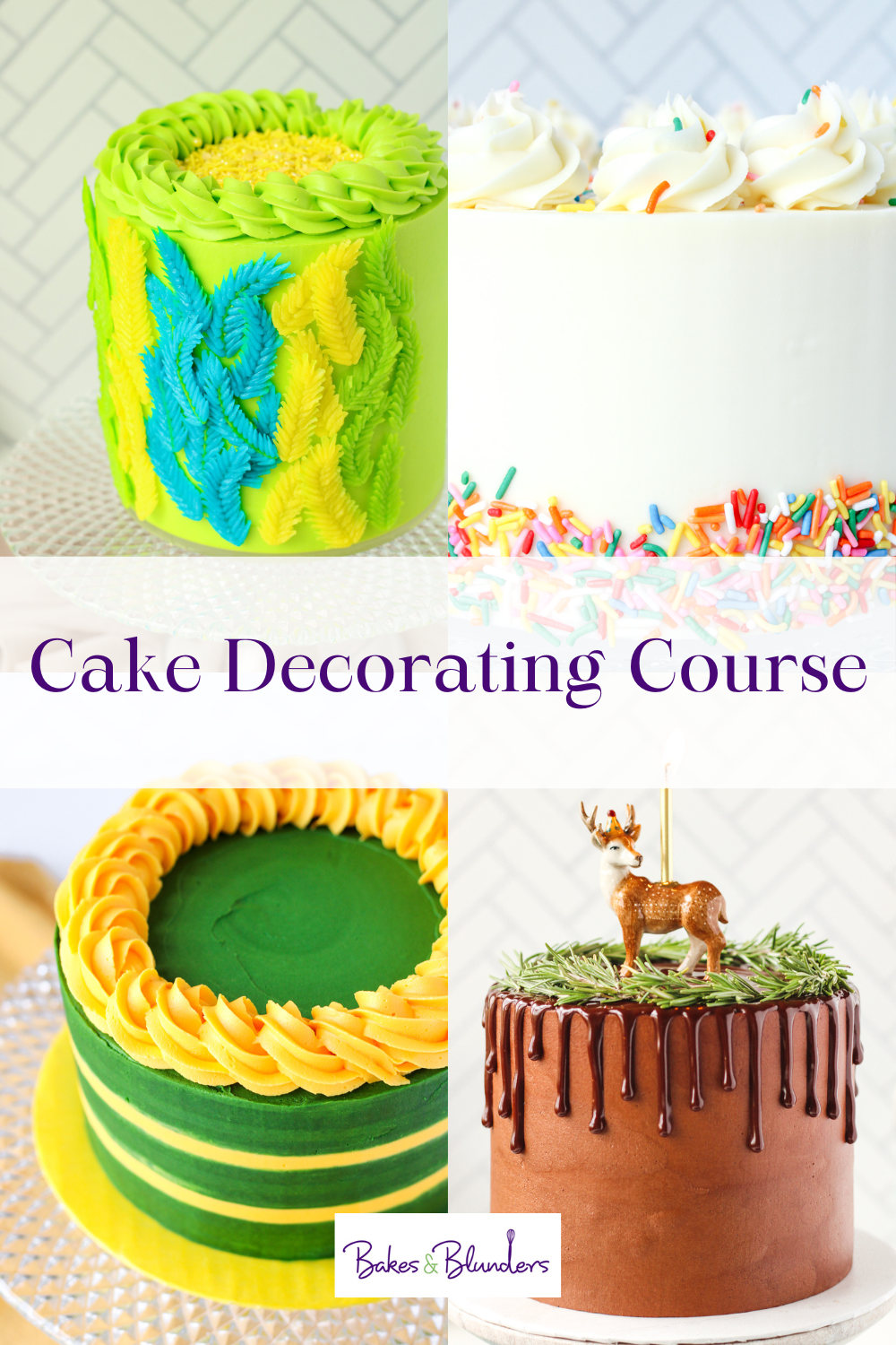 FREE Cake Decorating Course for Beginners - Bakes and Blunders